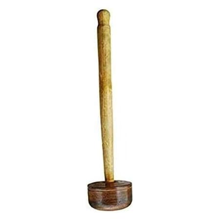 Buy BHATI Wooden Hand Masher Dal/Lassi Ghotni, Multicolour Online at ...