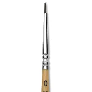 Amazon.com: Escoda Squirrel Hair Ceramic Brush - Square Tip, Size 0 ...