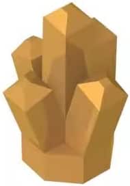 Amazon.com: Gobricks GDS-2022 Rock 1x1 Crystal 5 Point 50PCS Compatible ...