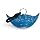 BestDivers Octopus Sea Eagle 7 x 11 x 5.5 cm, Men, Light Blue, : Amazon ...