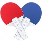 Amazon.com: Sakar Twin Ping Pong Paddles for Nintendo Wii - Blue/Red ...