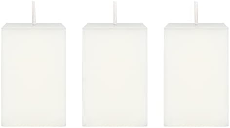 Amazon.com: Zest Candle Pillar Candle, 3 by 3-Inch, Hunter Green Square ...