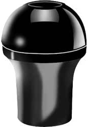 Amazon.com: DimcoGray Black Thermoplastic Push-Pull Knob Female, 1/4" Cored Hole-Thru, 3/4 ...