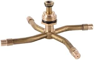 Amazon.com : 2/3/4 Arm Copper Rotary Sprinkler Automatic Garden Lawn ...