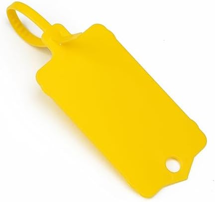 Amazon.com : LeadSeals 100pcs Blank Plastic Tags for Labeling Reusable ...