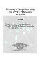 Amazon.com: Dictionary of Occupational Titles with ONET Definitions ...