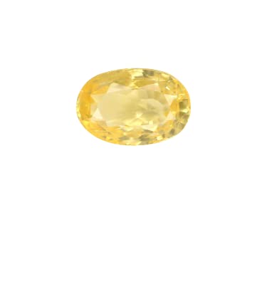 USPTO Kanaga Pushparagam Yellow Saffire Stone Original Certified 5.25 ...