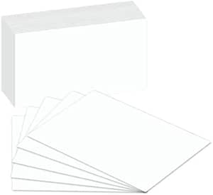 Cardstock Thick White Paper 110 lb, 199gsm – For Business Cards, Art ...