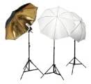 CowboyStudio Photo Studio Soft Reflective Umbrella Continuous Triple ...