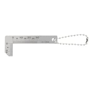 MYADDICTION Stainless Steel Chamfer Gauge Gage Chamfering Inspection ...