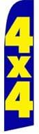 Amazon.com : 4x4 Feather Banner Flag (11.5 x 2.5 Feet) : Outdoor Flags ...