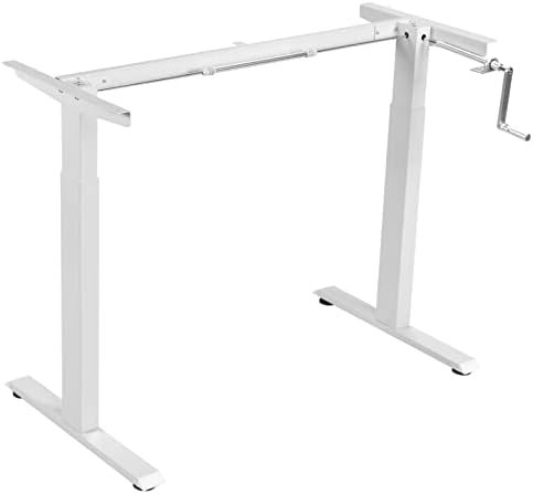 Amazon.com: Sit to Stand Workstation Frame, Manual Height Adjustable ...
