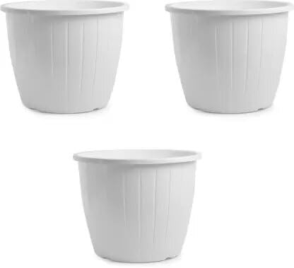 MUDDSTYLES Plastic Dura Pot 14 inch Flower Pots for Home Office Garden ...