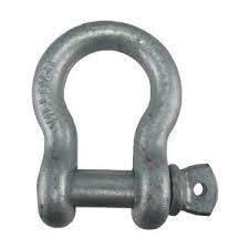 (4) 5/8 galvanized shackles wwl 3 ton (set of 4) : Amazon.in ...