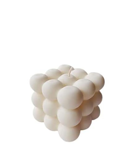 Amazon.com: Bubble Cube Candle | Natural Eco | Home Decor Aesthetic | BYARTURY & SOWA.CANDLES ...