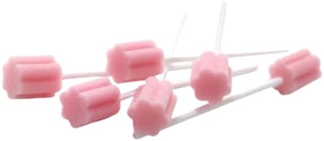 Amazon.com : 100 Pcs Disposables Orals Care Sponge Swabs Mouth Sponge ...