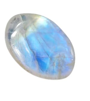Meraki Gems Moon Stone Blue Gemstone Rainbow Stone Chandramani Stone ...