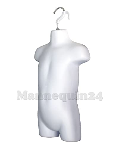 Snapklik.com : DisplayTown White 4 Mannequin Forms - Male Female Child ...