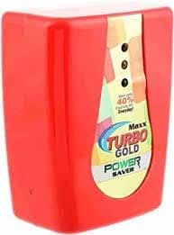 Turbo Maxx Power Saver Gold Electricity Saving Device 40% Save Upto ...