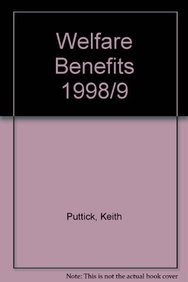Welfare Benefits 1998/9: Puttick, Keith: 9781858111438: Amazon.com: Books