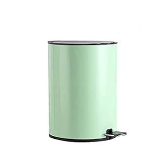 Amazon.com: Trash Can,Drum-Shaped Trash Can,with Lid Household ...