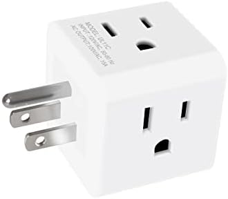 Amazon.com: Multi Plug Outlet Splitter, USHANLIN 4 Way Electrical ...