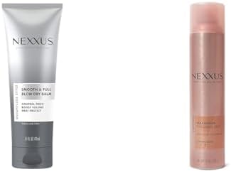 Amazon.com : Nexxus Smooth & Full Blow Dry Balm Weightless Style Frizz ...