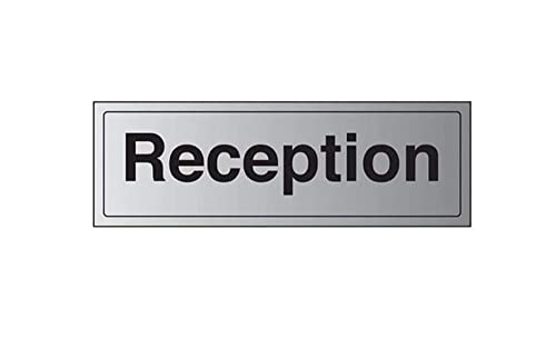 VSafety General Door-Reception Sign – 300mm x 100mm – 3mm Brushed Alu ...