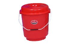 Pavan Plastic Bucket With Lid 25 Liters (Assorted) : Amazon.in: Garden ...
