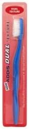 Addis Toothbrush Dual Texture to Remove Plague & Stimulate The Gums ...