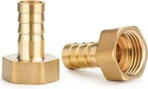 GK MART 1/4" inch BSP female thread x 8 mm Brass Hose coller Adapter ...