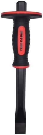 Finder 12-Inch Heavy Duty Flat Chisel with Hand Protection, Flat Head ...