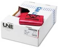 Amazon.com: UNISAN Imprinted Waste Can Liners for Hospital Applications ...