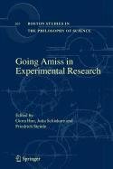 Going Amiss in Experimental Research: Hon, Giora, Schickore, Jutta ...