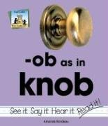 Amazon.com: Ob As in Knob (Word Families Set 5): 9781591972495: Rondeau ...