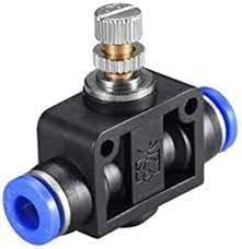 12 mm Pneumatic air line one touch push in,in line flow control valves ...