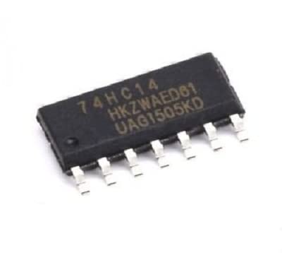 SMDKING 74HC14D Hex Inverting Schmitt Trigger 14-Pin SMD SOIC (Pack of ...