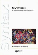 Amazon.com: Syntax: A Generative Introduction: 9780631232377: Carnie, Andrew: Books