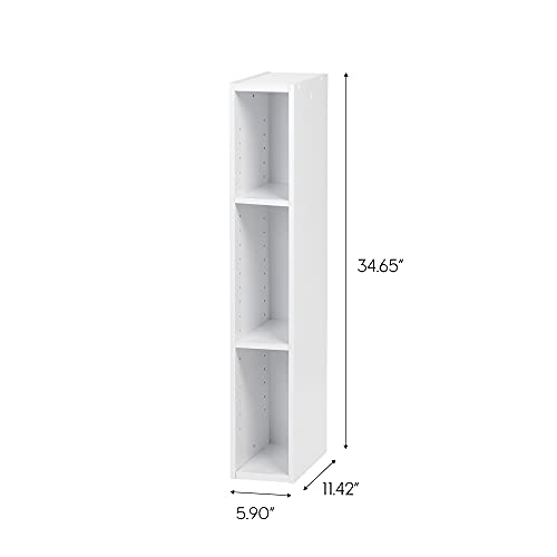 Snapklik.com : IRIS USA 3-Tier Cubby Storage Bookshelf