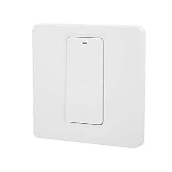 Push Button Smart Light Switch, 1 Gang Smart Wall Switch for Home(WiFi ...