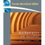 Mathematics with Applications Pearson International Edition ISBN ...