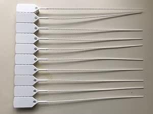 Security FIRE Safety Suitcase TAG Ties Tamper Seals X 50 White : Amazon ...