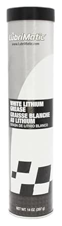 LubriMatic 11354 White Lithium Grease - 14 Ounce Cartridge (Pack of 10 ...