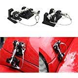 Amazon.com: Drizzle Hood Lock Hood Latches (HZN-New-Black) : Automotive