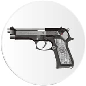 Amazon.com - Set of 3 - Gun Beretta - Sticker Graphic - Scrapbooking ...