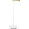 Amazon.com: Amazon Basics Toilet Paper Stand with Reserve - White/Beech ...