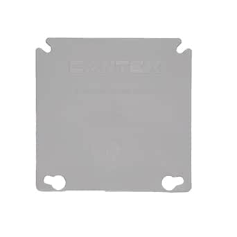 Cantex Plastic Ring Cover,2-Gang,4 in., Gray: Electrical Outlet Boxes ...