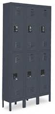 Amazon.com: Edsal Quick-Assemble Double-Tier Lockers : Home & Kitchen