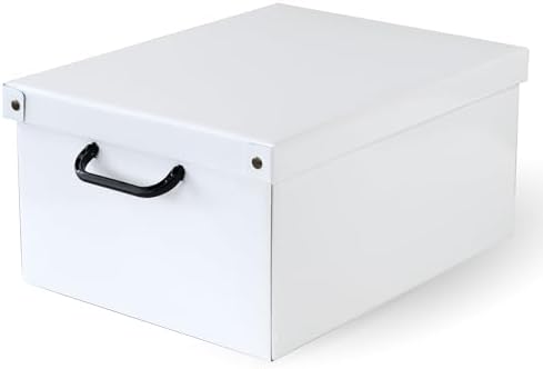 LAVATELLI Baulino Bianco, decorative storage box, cardboard storage ...