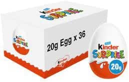 Generic Kinder Surprise Eggs, 20 Pack, 20g Each (36 Eggs x 20g, Milk ...